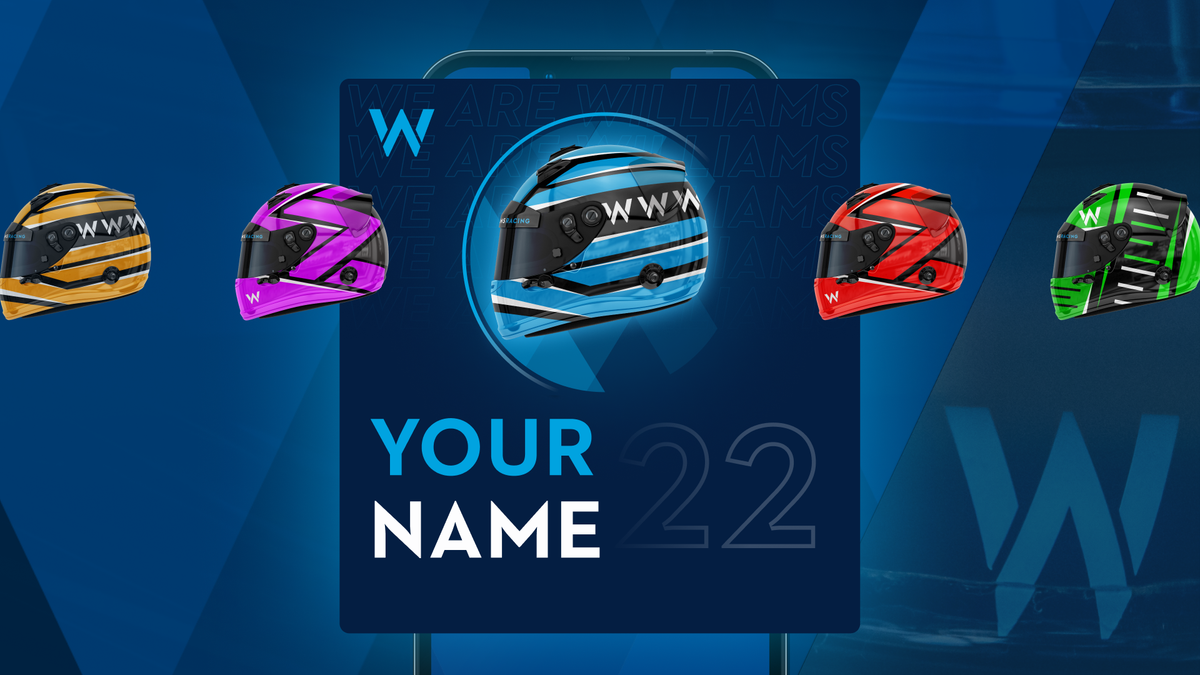 Customise your very own Driver Card | Atlassian Williams F1 Team