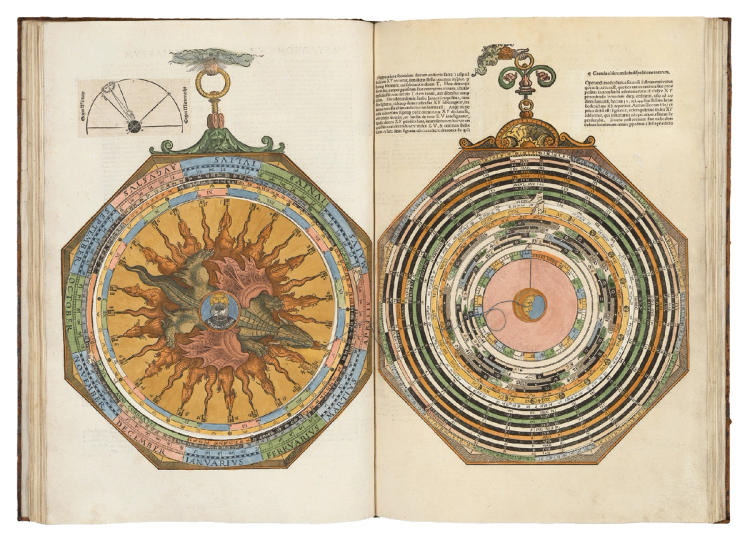 The history of wind head iconography on old maps