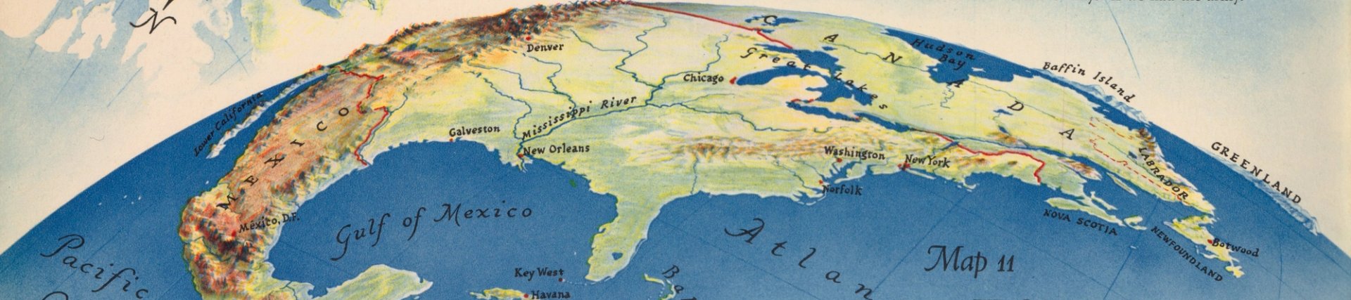 What's Your Map? Susan Schulten, Richard Edes Harrison, WWII