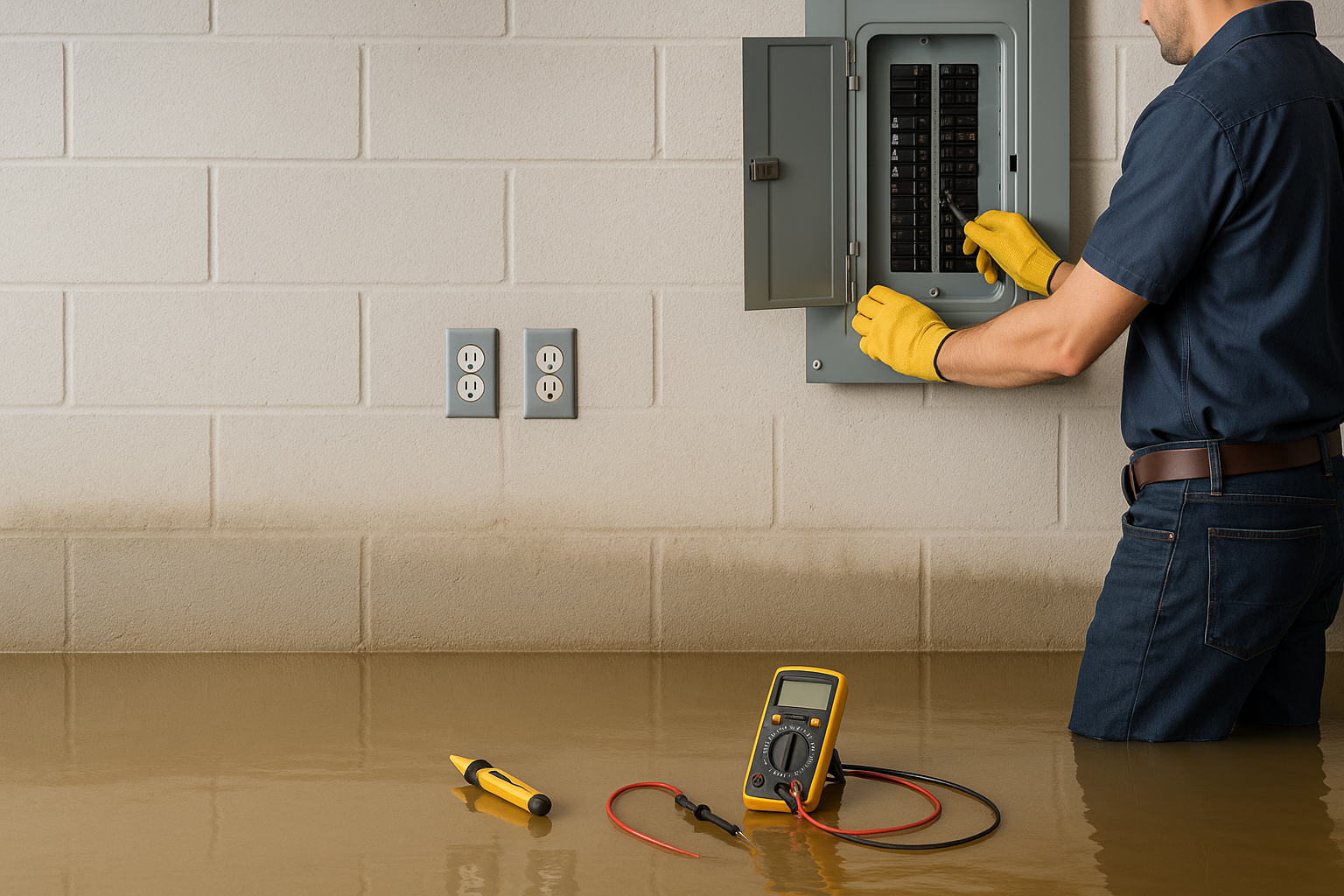 Quick Electrical Fixes After Basement Flooding - HomeAlliance