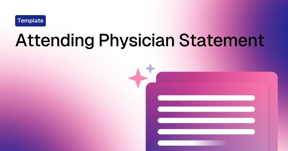 Attending Physician Template with Examples - Heidi Health