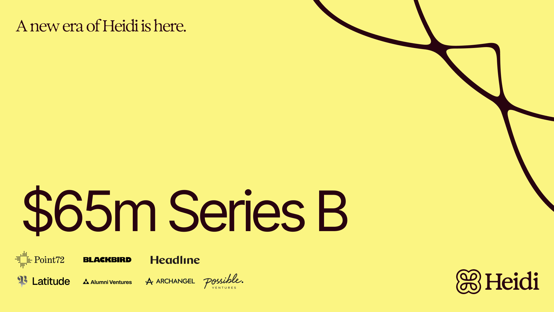 Heidi Secures $65 Million USD in Series B Funding to Accelerate ...