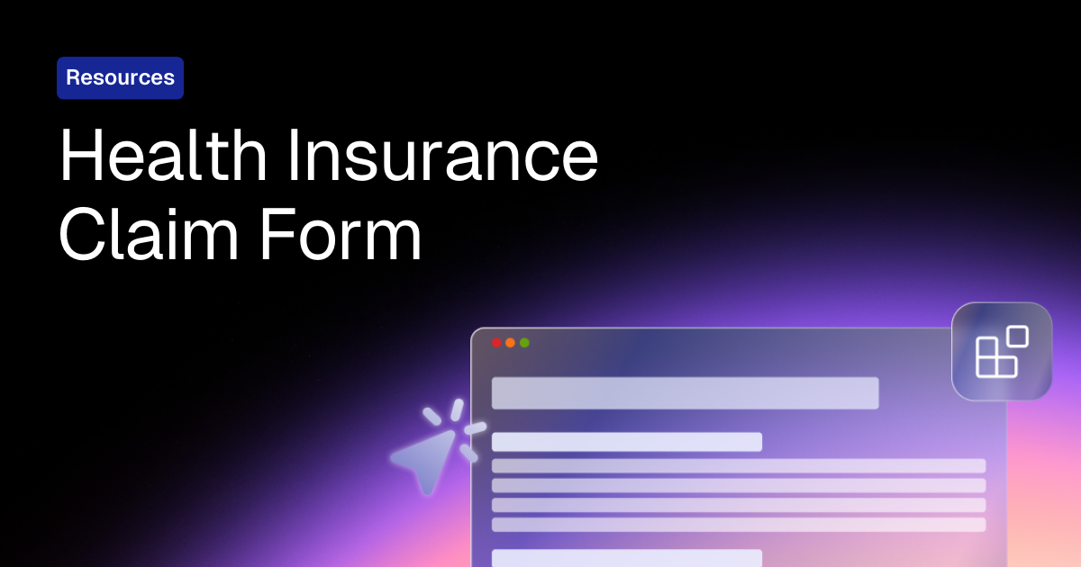 Health Insurance Claim Form: Example PDF - Heidi Health