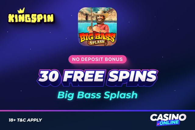 KingSpin Casino Bonus - 30 No-Deposit Free Spins
