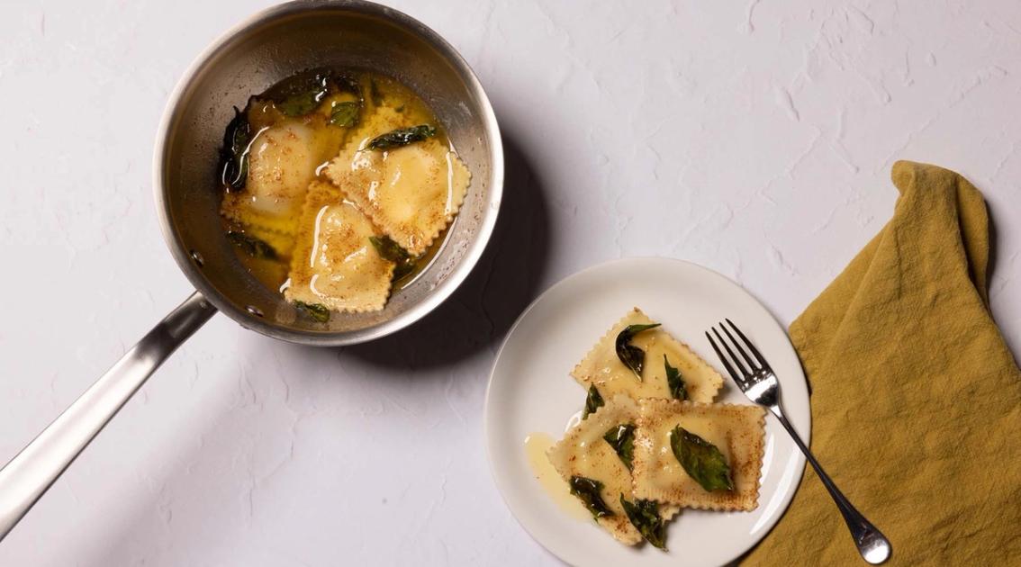 Brown Butter Ravioli Recipe | Made In - Made In