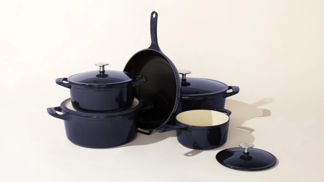 Enameled Cast Iron Cookware Set - Made In