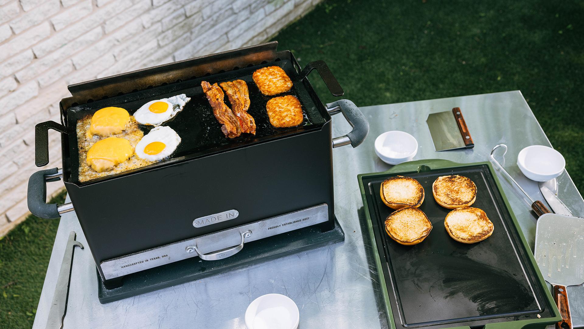 How to Use Your Griddle on the Grill - Made In