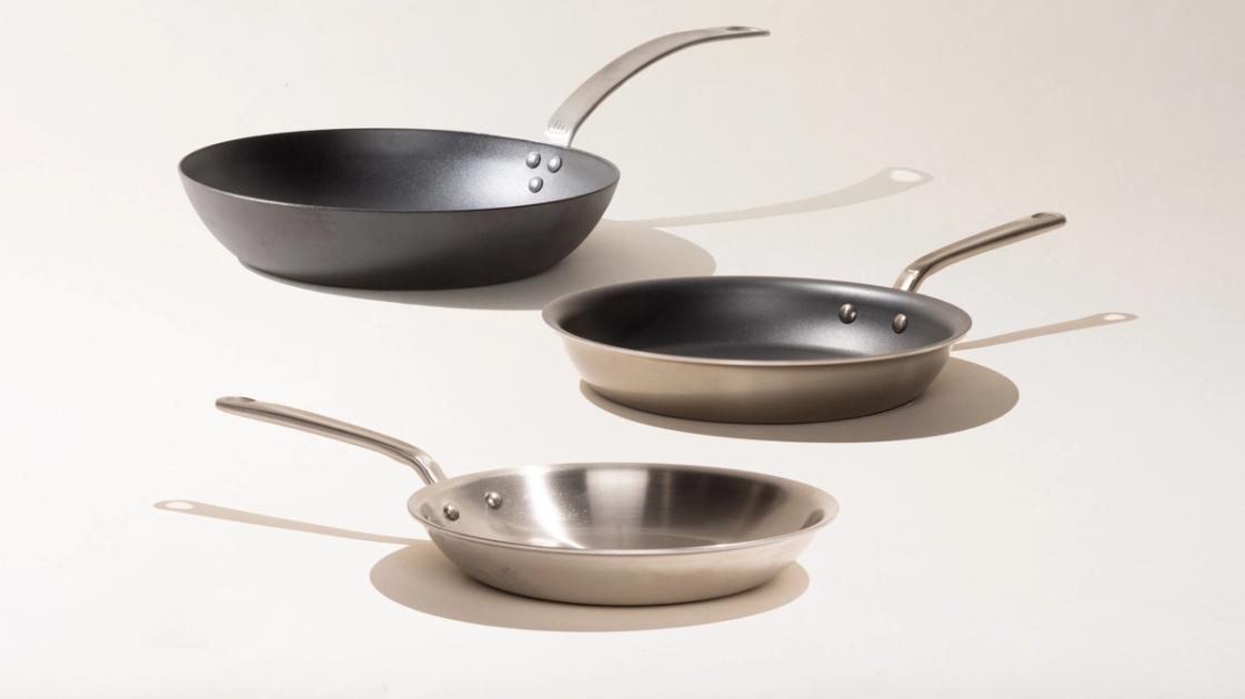 Multi-Material Frying Pan Set · 12" / Sand - Made In