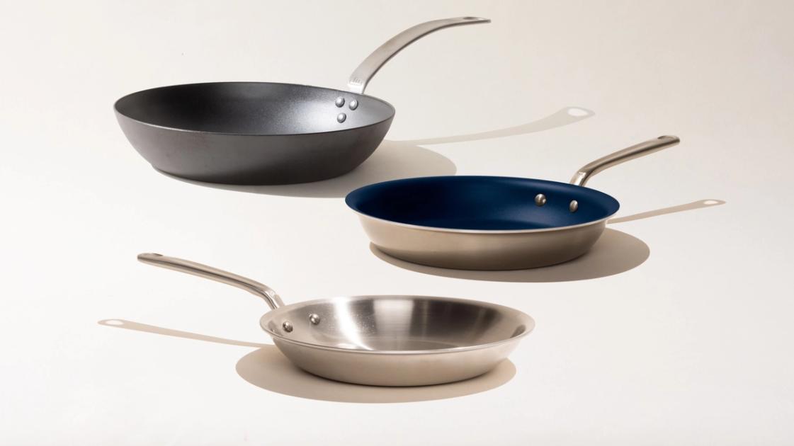 Multi-Material Frying Pan Set · 12" / Harbour Blue - Made In