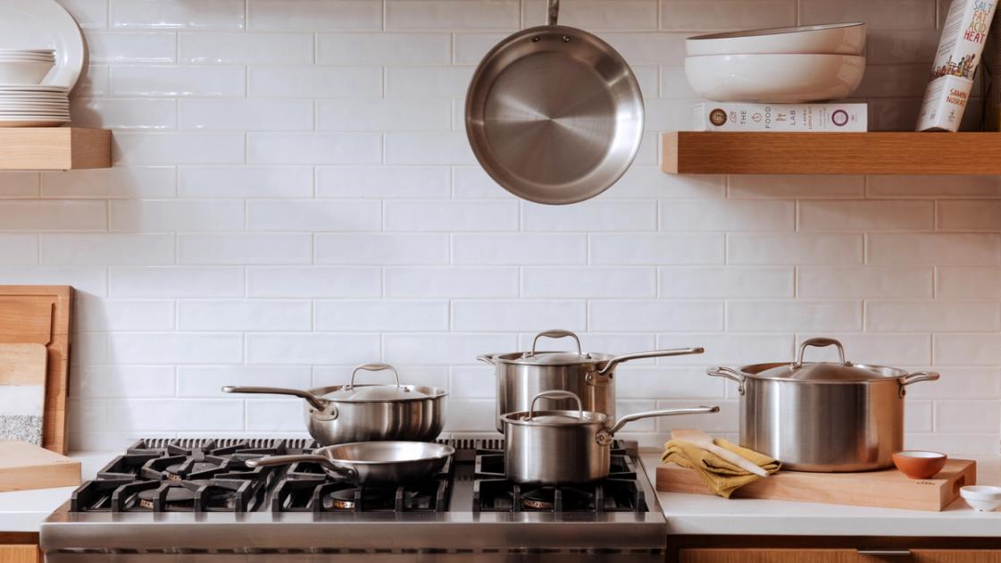 10-Piece Stainless Clad Set - Made In