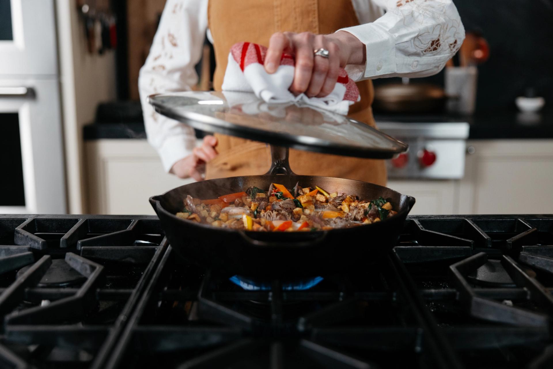 Seasoned Cast Iron Frying Pan - Made In