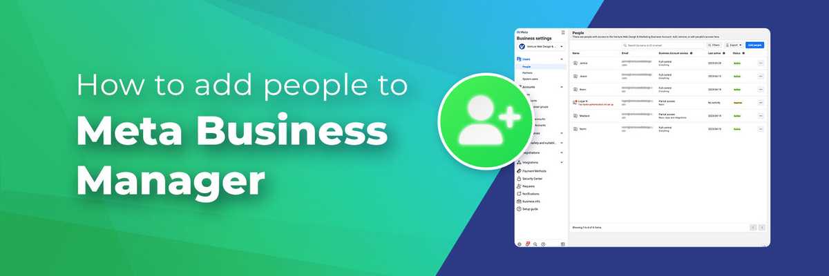 How to Add People to Meta Business Manager | Ventura Web Design