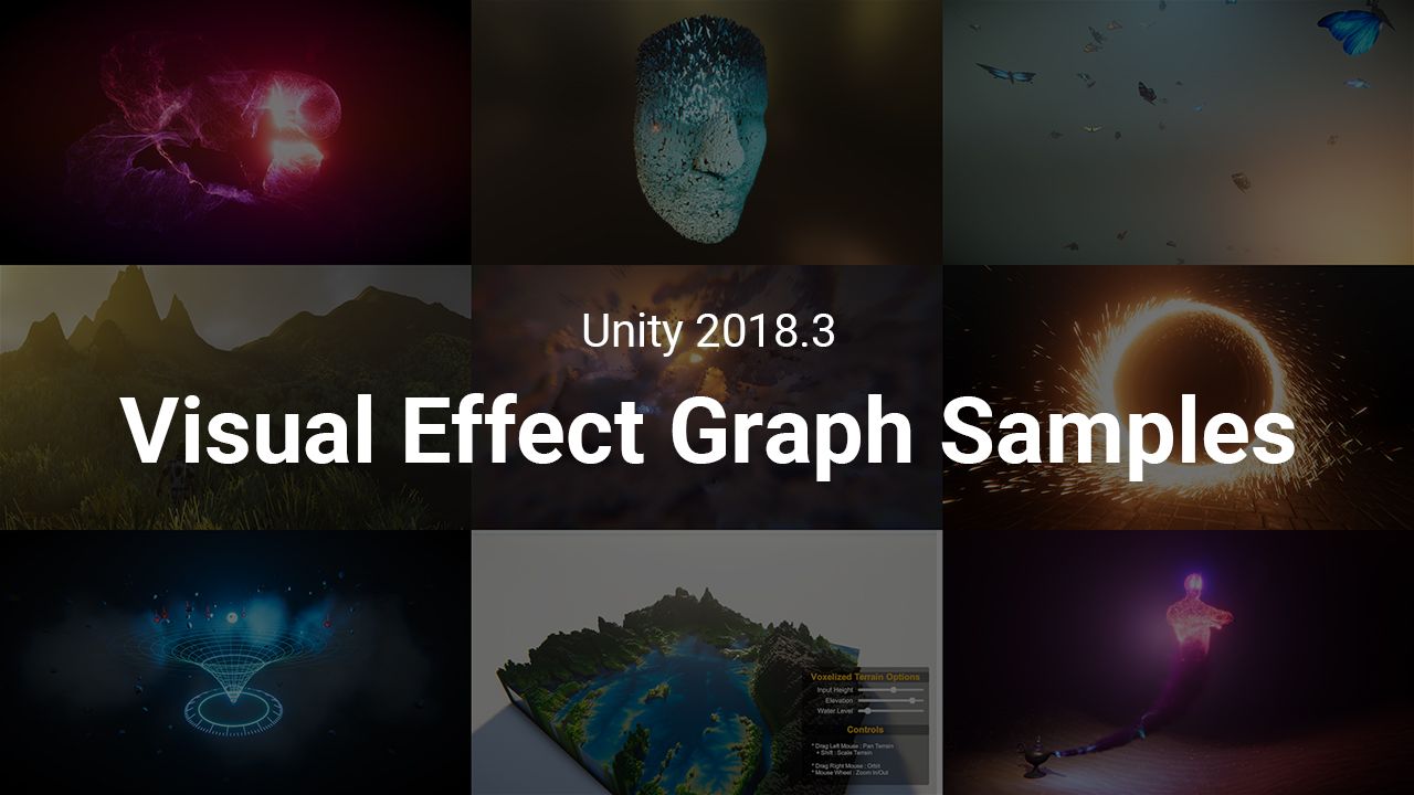VFX Graph samples in 2018.3