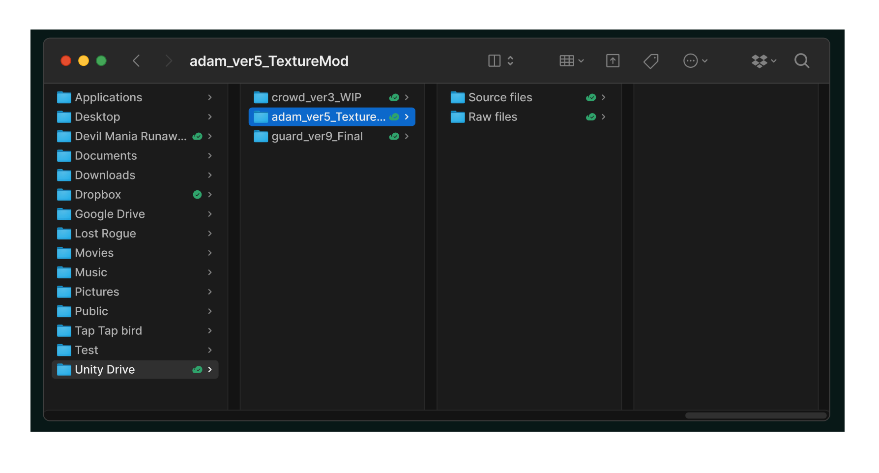 Sync Asset's files Locally