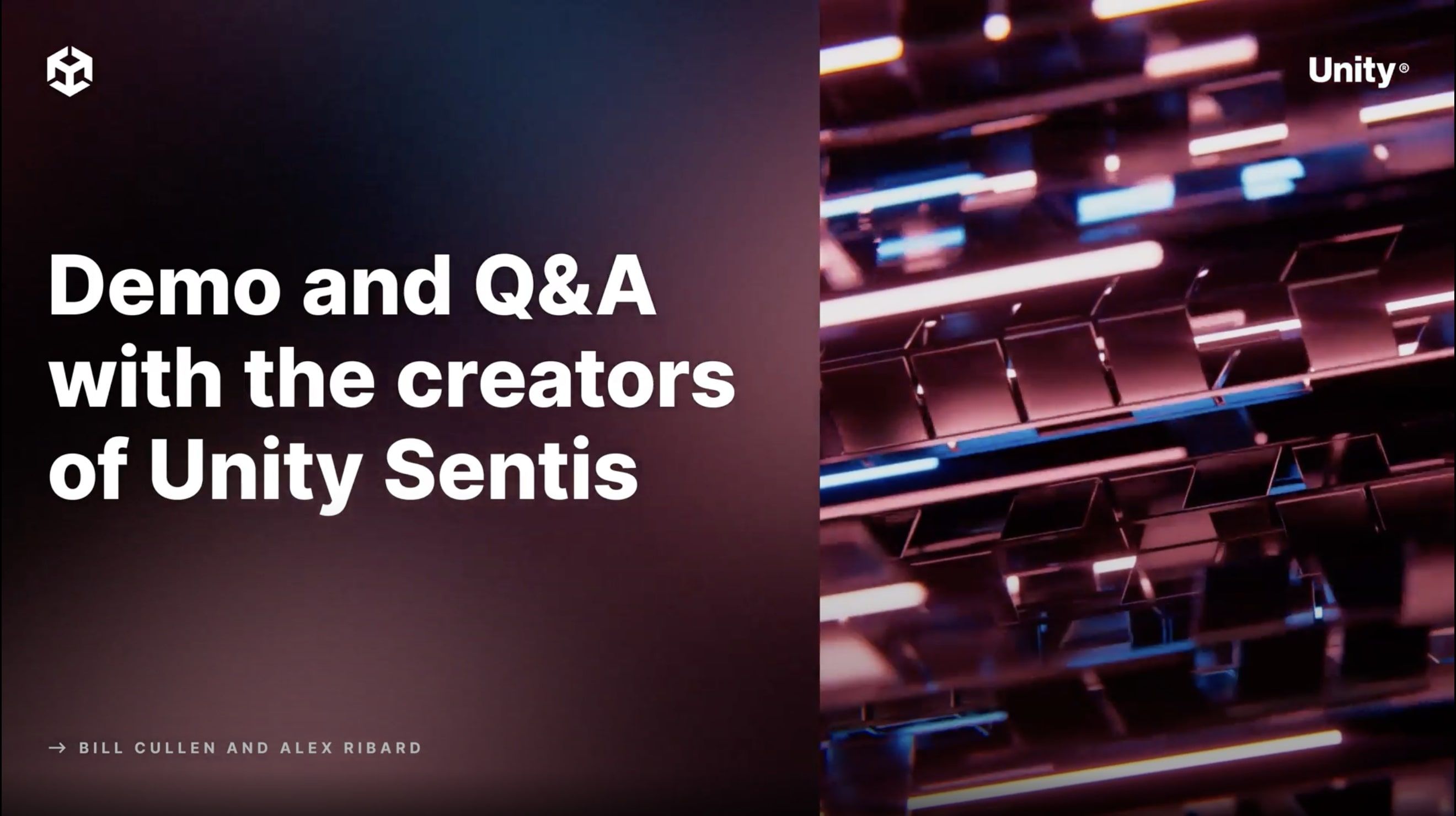 Unity Sentis 创作者的演示和问答