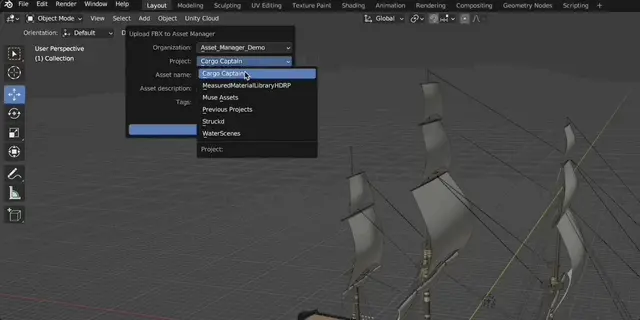 Unity Asset Manager For Blender-Sample