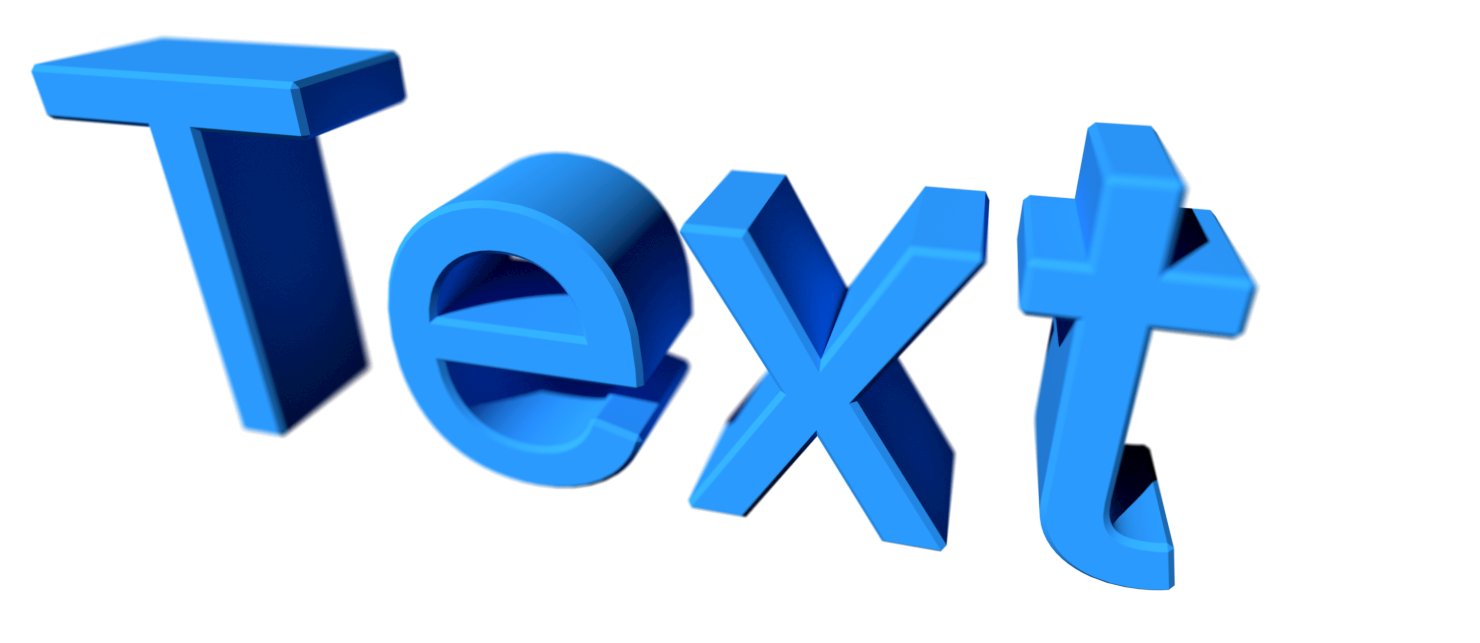 Extruded 3D Text