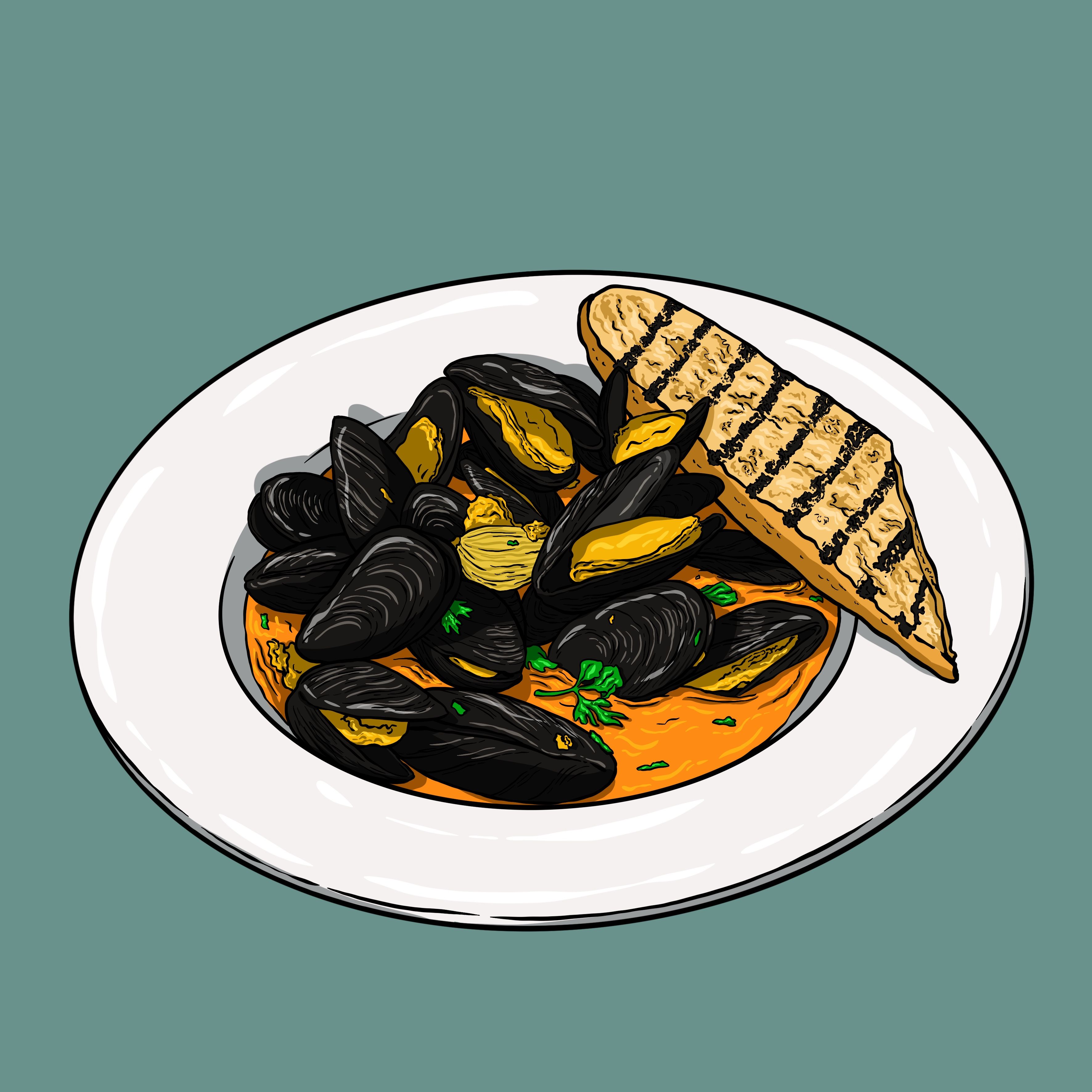 Steamed Mussels | Saute the aromatic base | CookWell