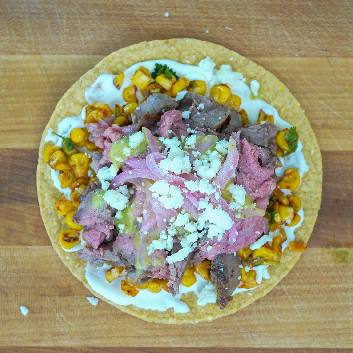 Steak & Corn Tostada | CookWell