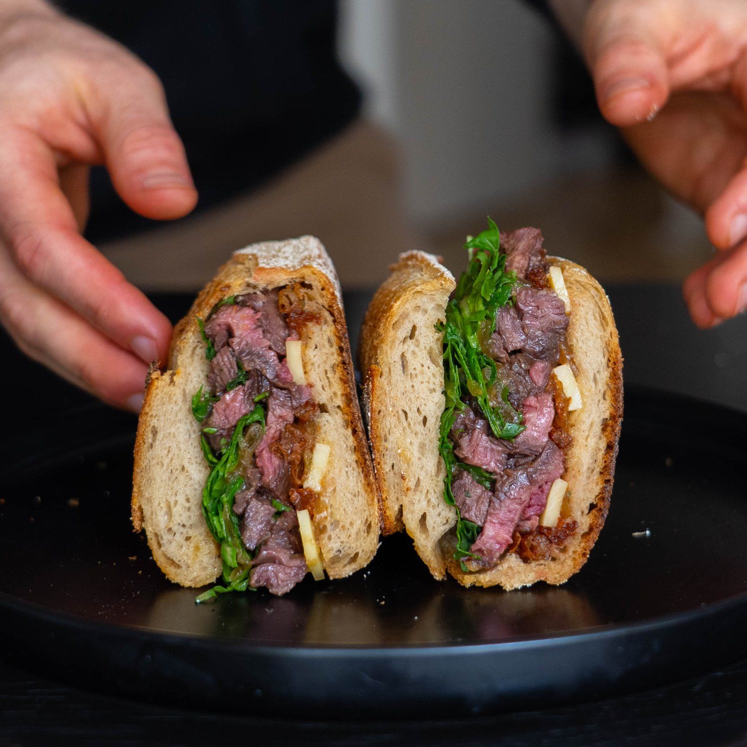 Steak & Rosemary Garlic Frites Sandwich | CookWell