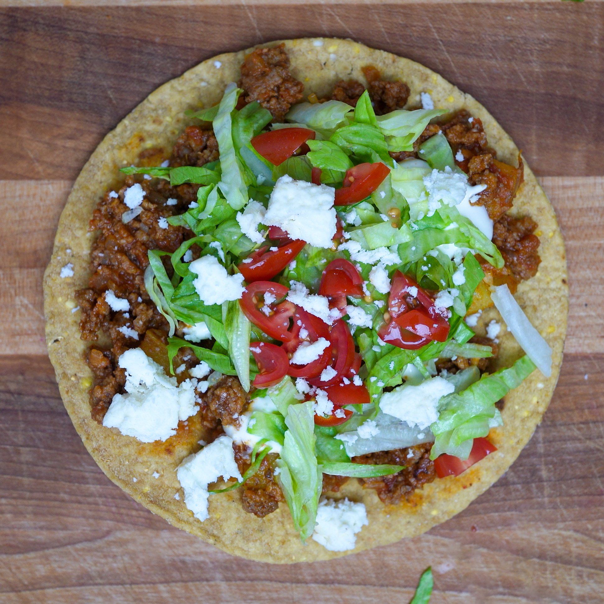 Picadillo Tostada | CookWell