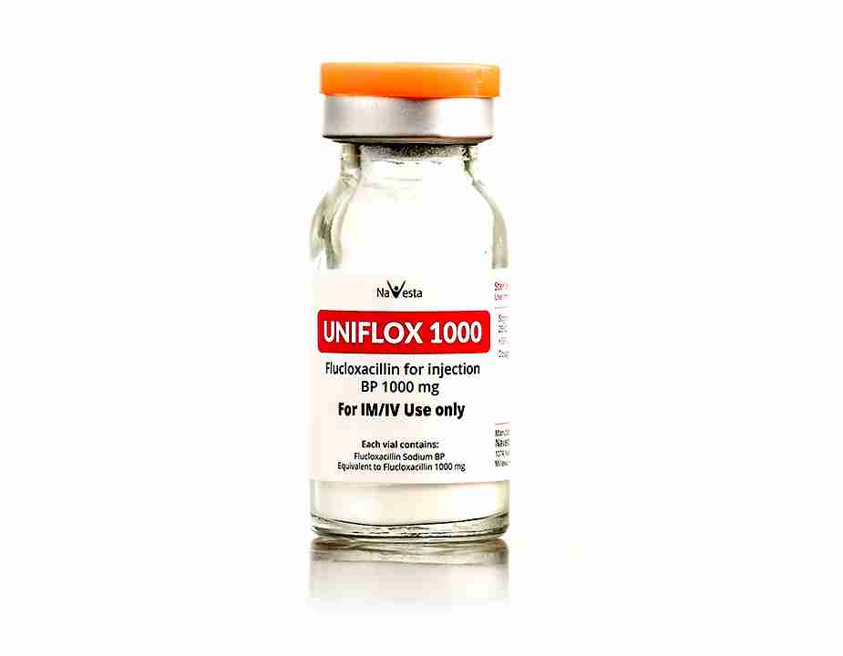 UNIFLOX 1000 - FLUCLOXACILLIN SODIUM FOR INJECTION BP 1000 mg | Navesta ...