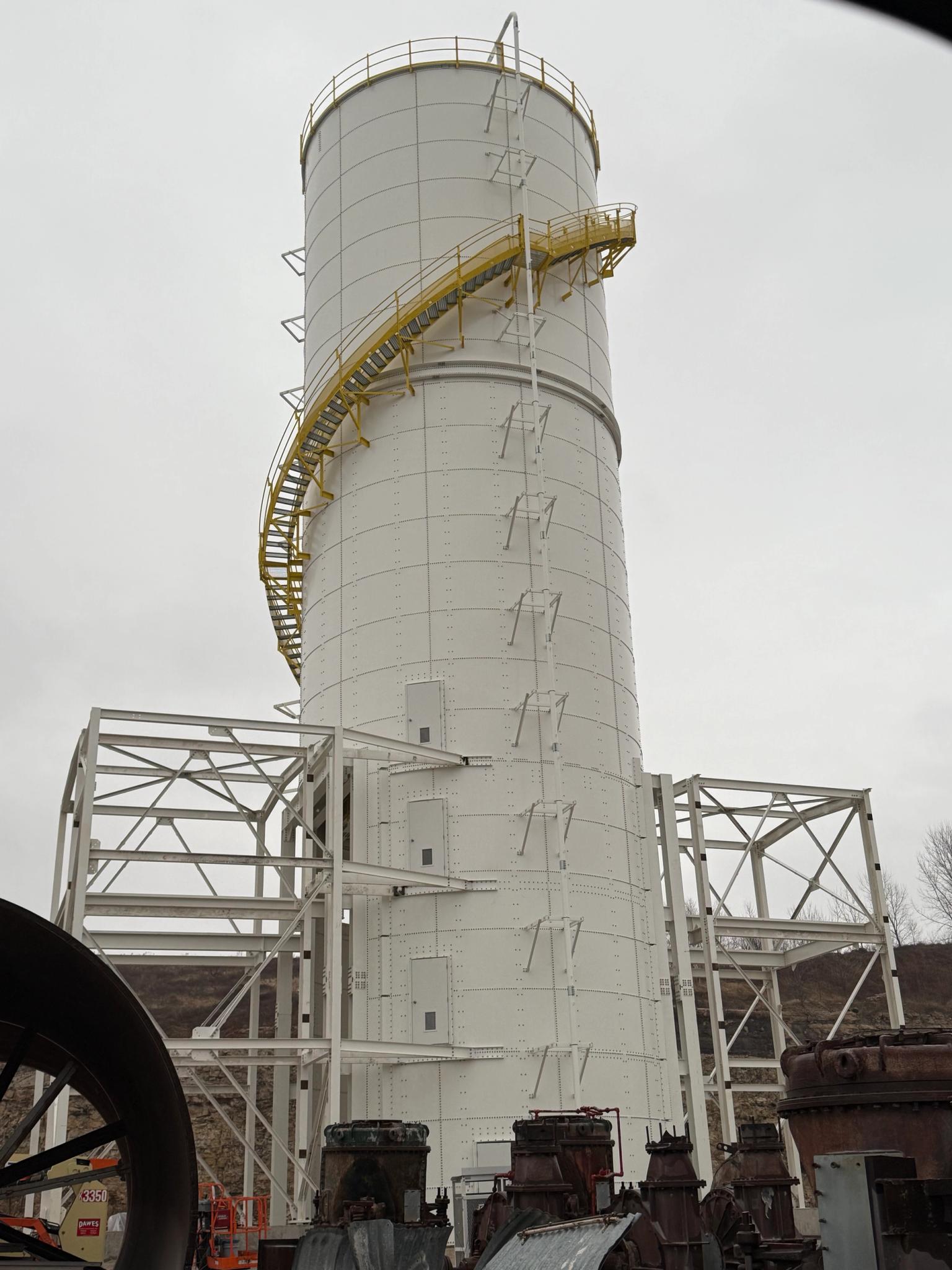 Rail Silo Eden, WI | Tarsco Bolted Tank Project