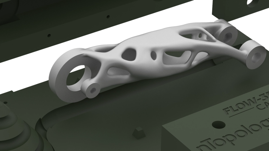Design brief: 3D printed casting of 3-foot long robot arm | nTop