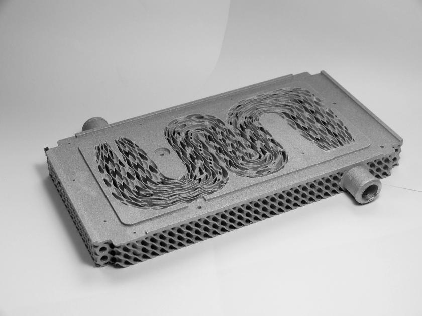 Puntozero's liquid-cooled cold plate