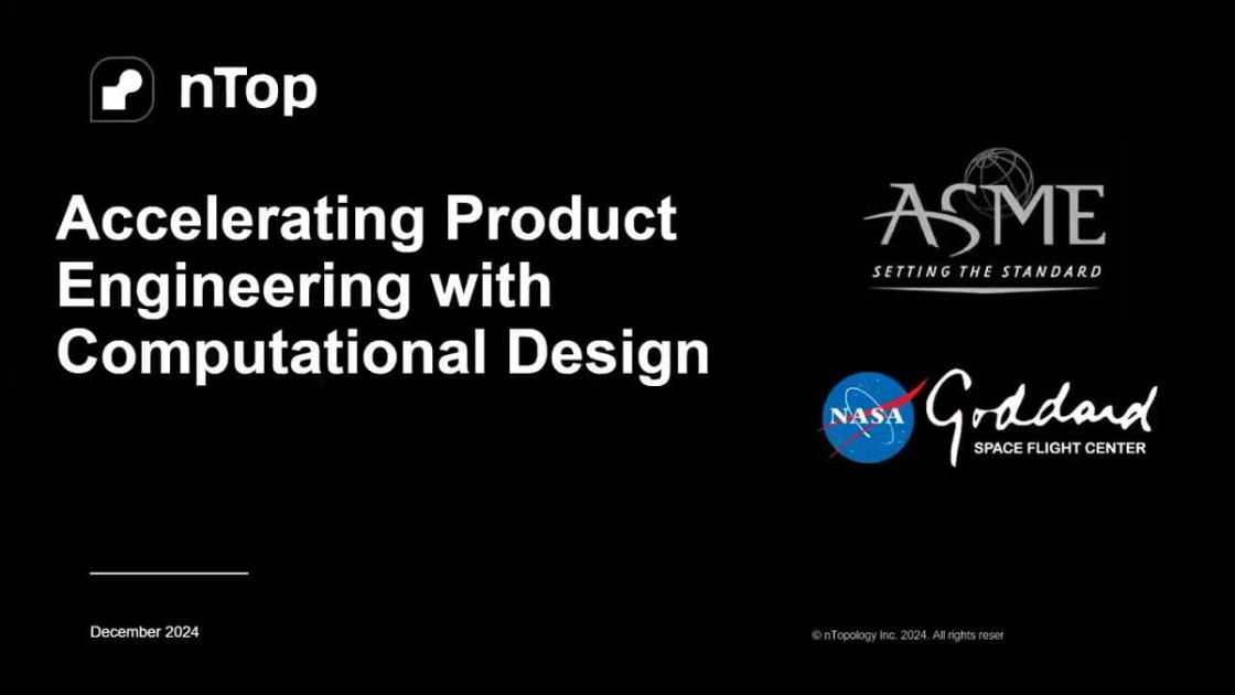 Accelerating Product Engineering with Computational Design