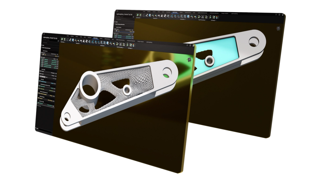 Comprehensive lightweighting toolset for additive manufacturing