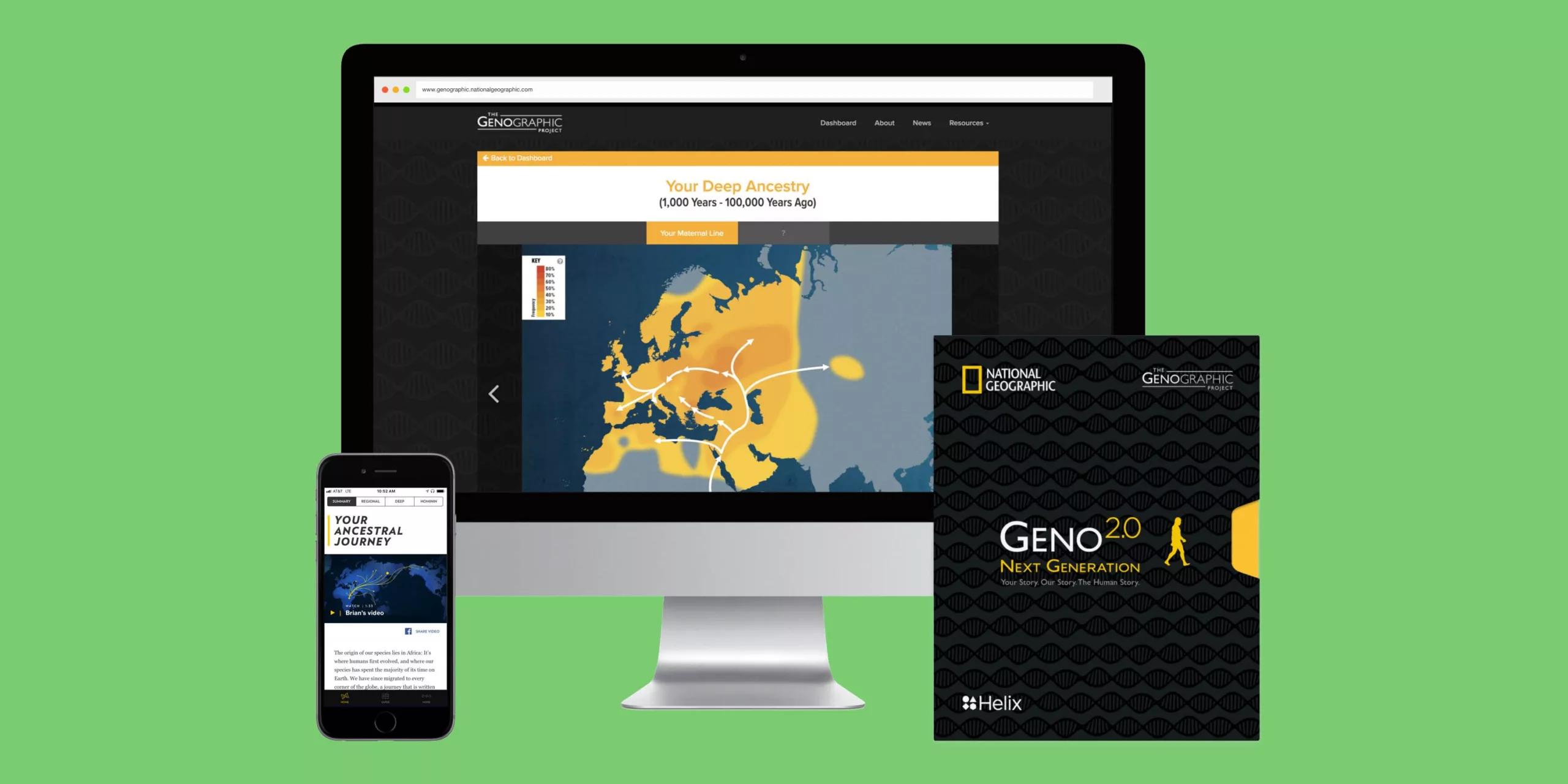 Learn your ancestry with Geno 2.0 by National Geographic | Helix