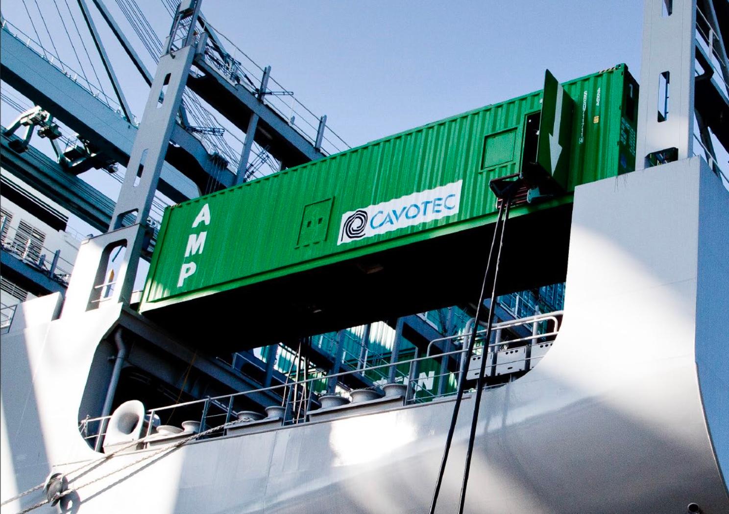 Shore power for container ships | Cavotec