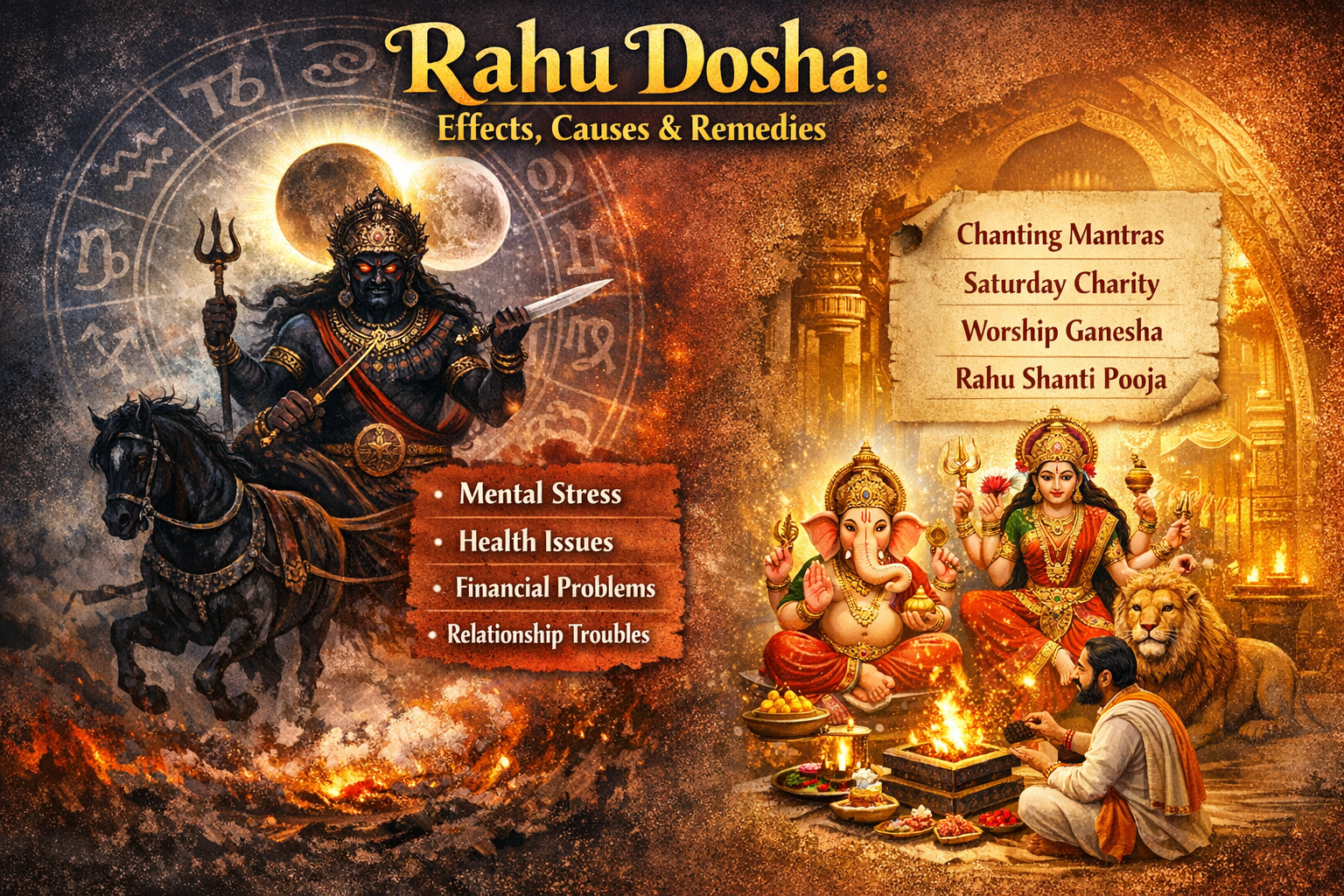 Rahu Dosha: Effects, Causes & Powerful Remedies