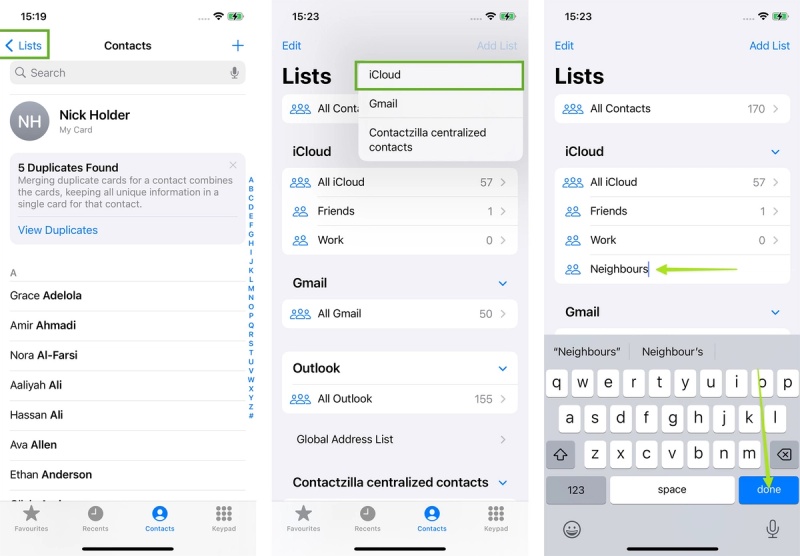 How to organize contacts on iPhone: 2024 guide - Contactzilla