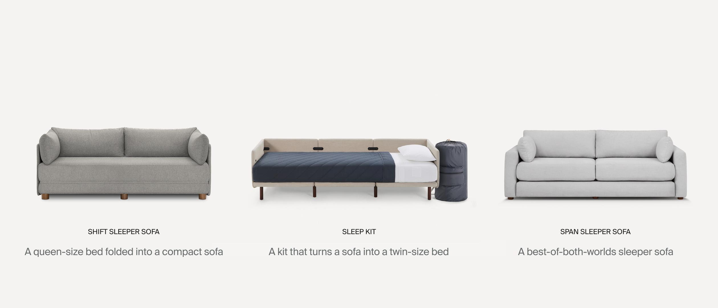 Sleeper Sofas | Convertible Sofa Beds & Guest Seating | Burrow