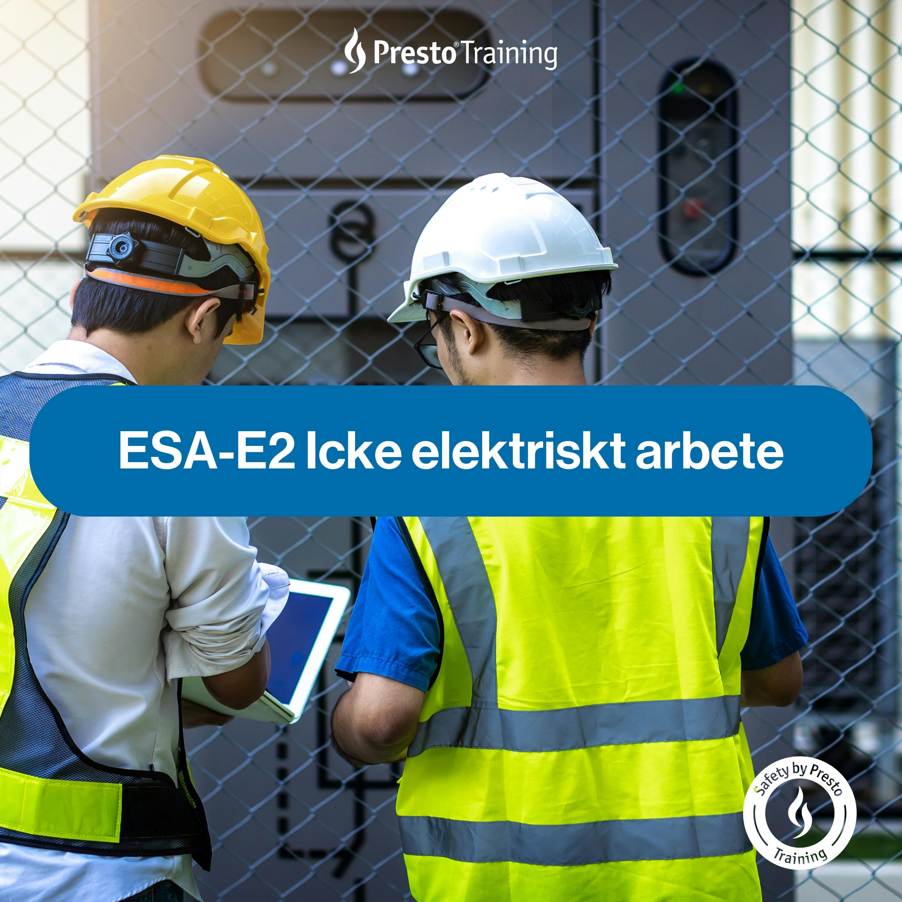 EBR ESA Instruerad person