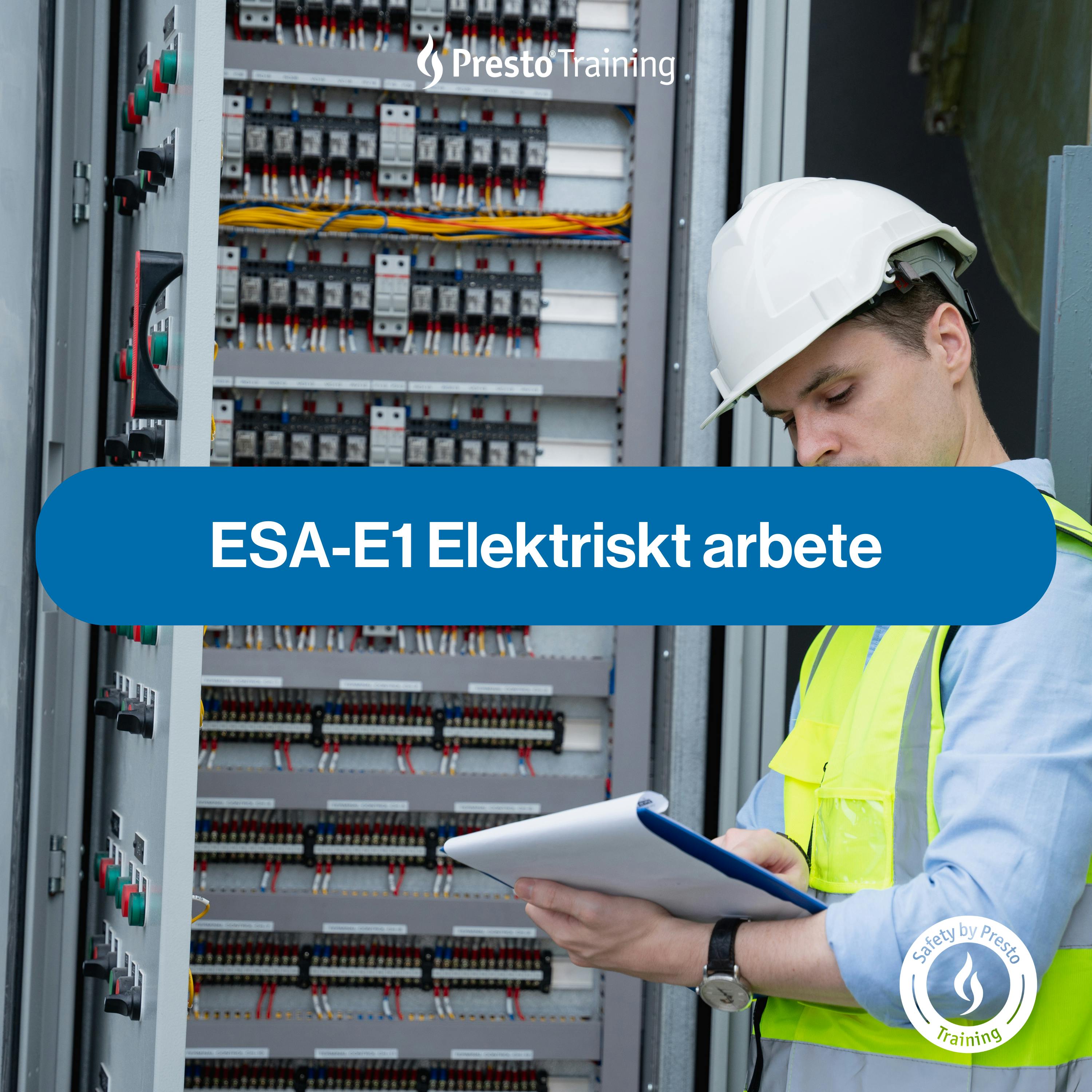 ESA-E1 Elektriskt arbete
