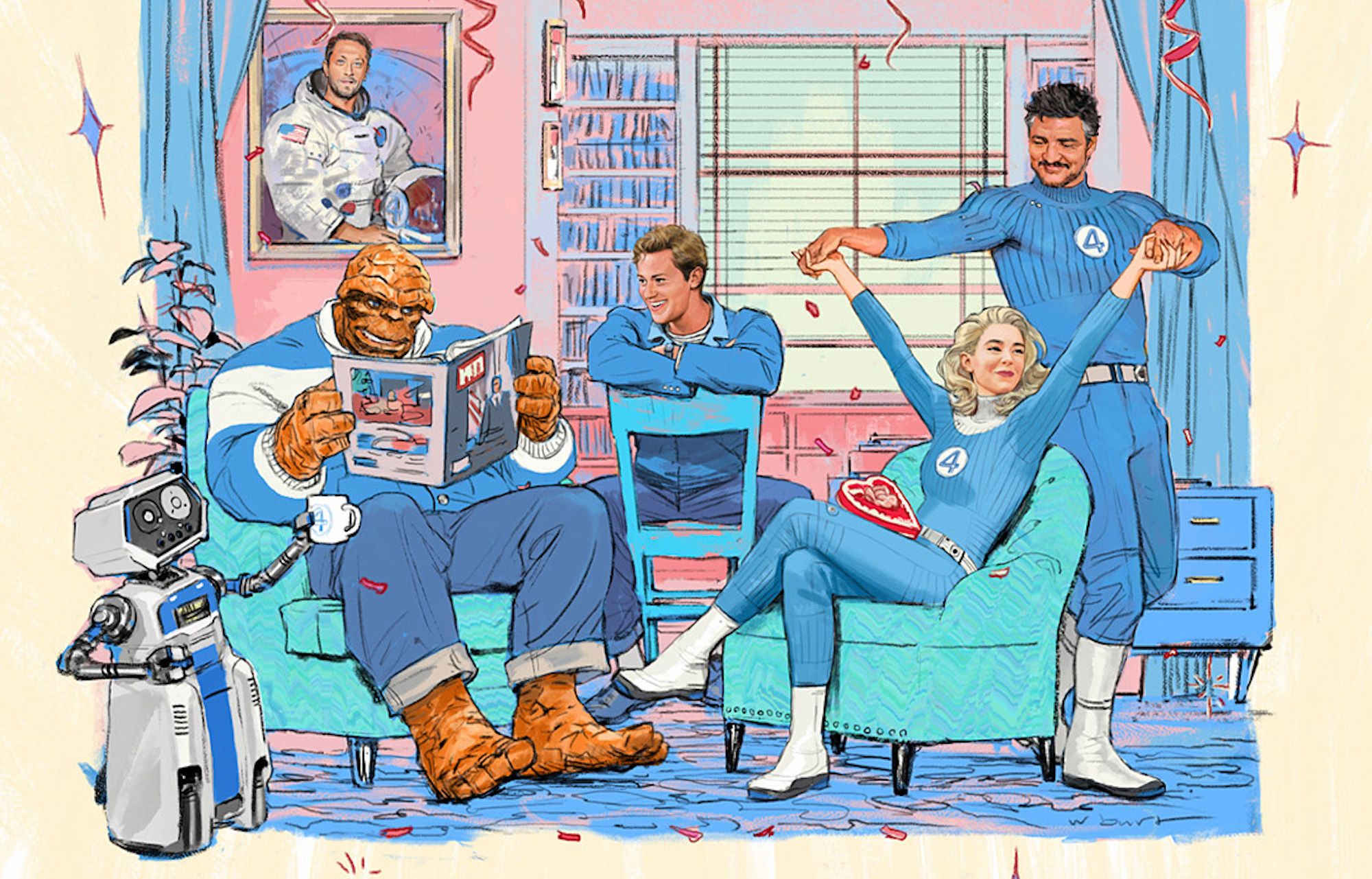 Marvel anuncia la fecha y el reparto de 'Los 4 fantásticos', con Pedro ...