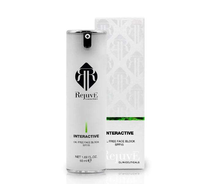 Rejuve Interactive Oil Free Face Block SPF15 50ml • Malta | The Laser ...