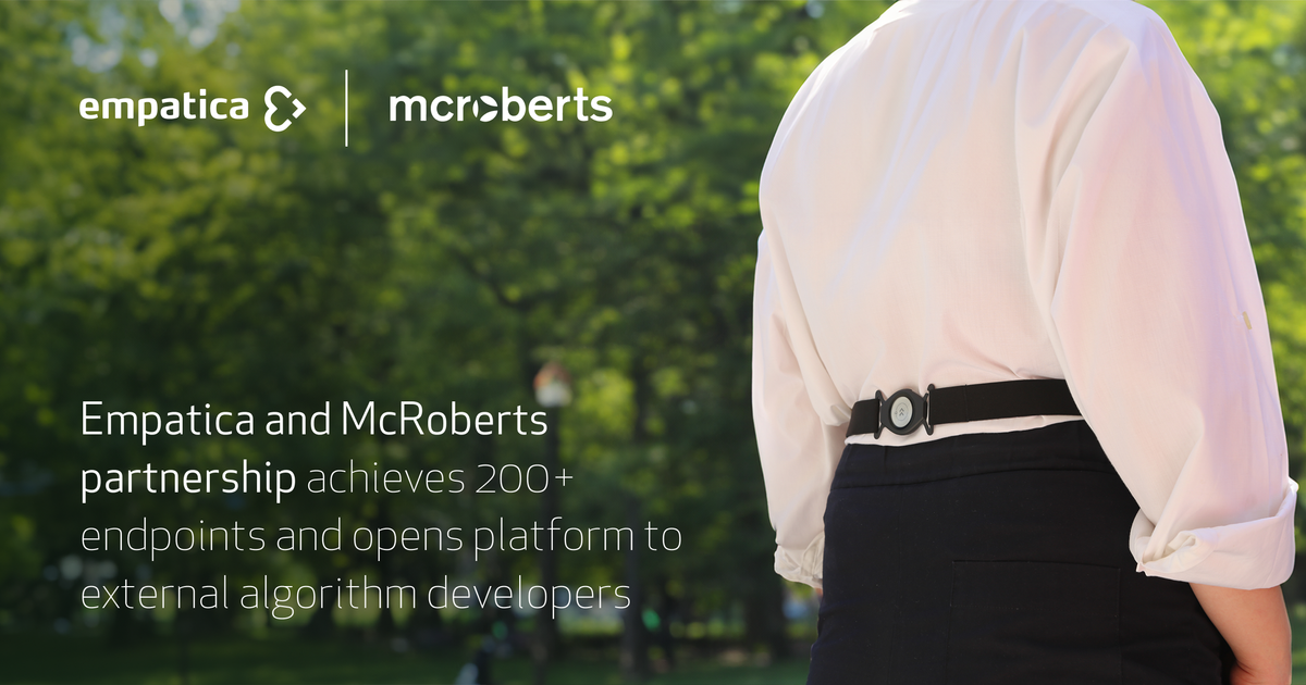 Empatica and McRoberts partnership achieves 200+ endpoints and opens ...