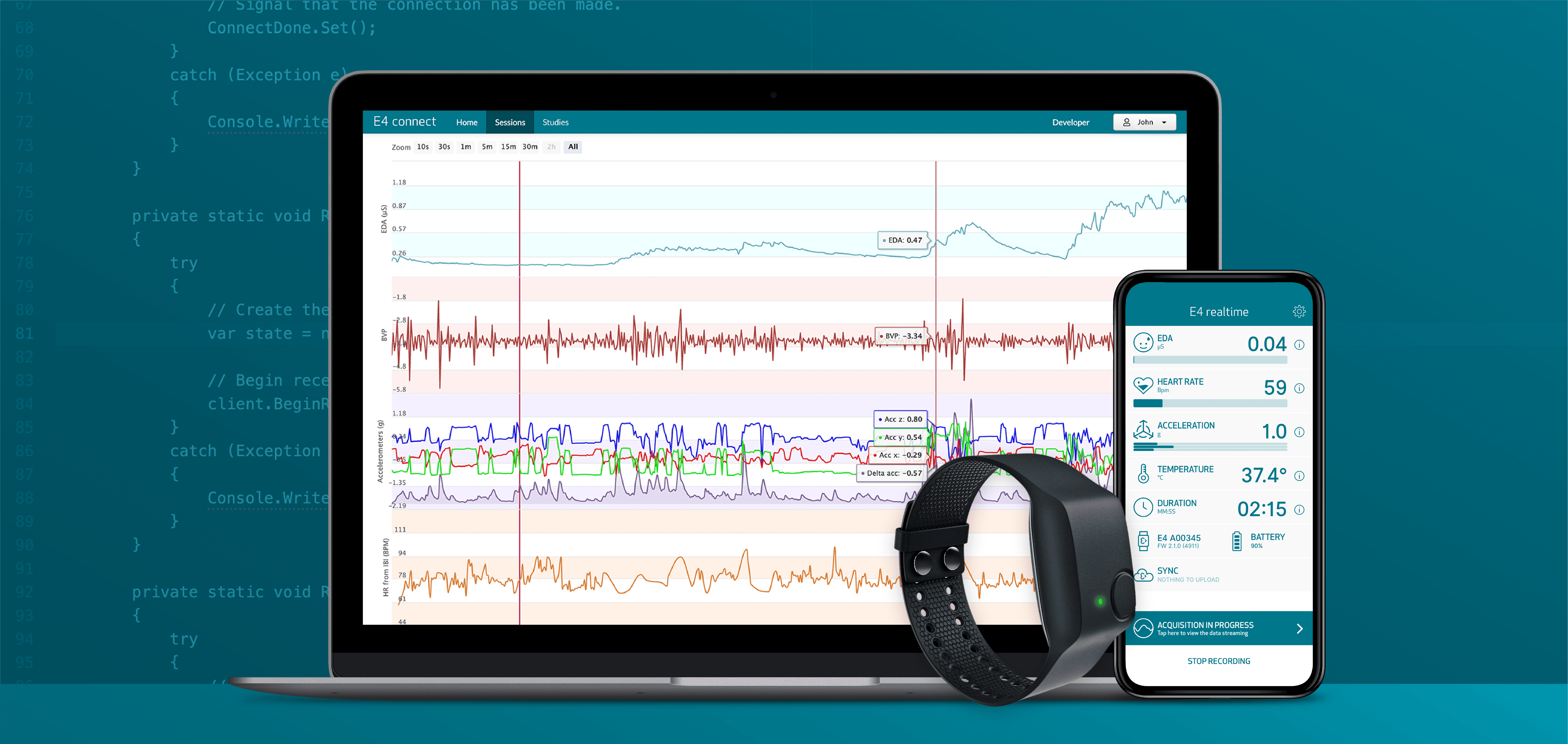 Decoding wearable sensor signals - what to expect from your E4 Data