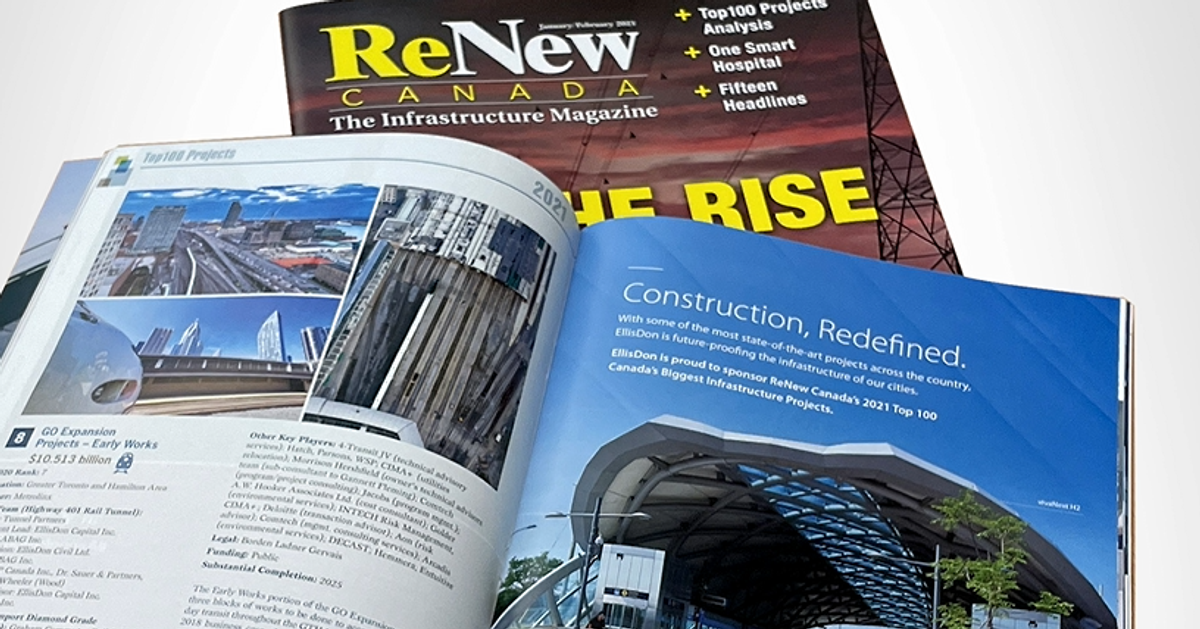 EllisDon - EllisDon Achieves Platinum Recognition in Canada's Top 100 Infrastructure Projects of ...