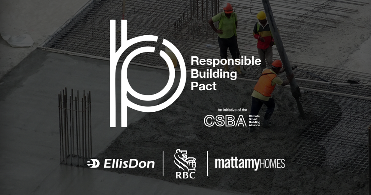 EllisDon - EllisDon, RBC, and Mattamy Homes Launch Responsible ...