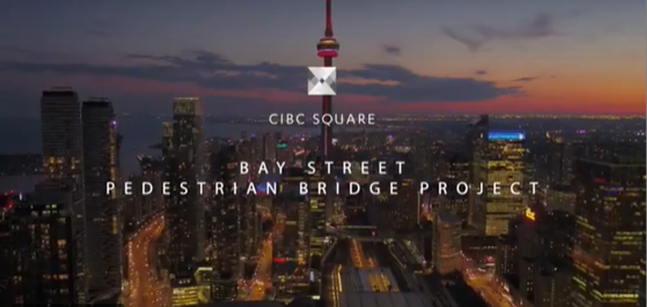 EllisDon - Behind the scenes of the CIBC Square Pedestrian Bridge Installation