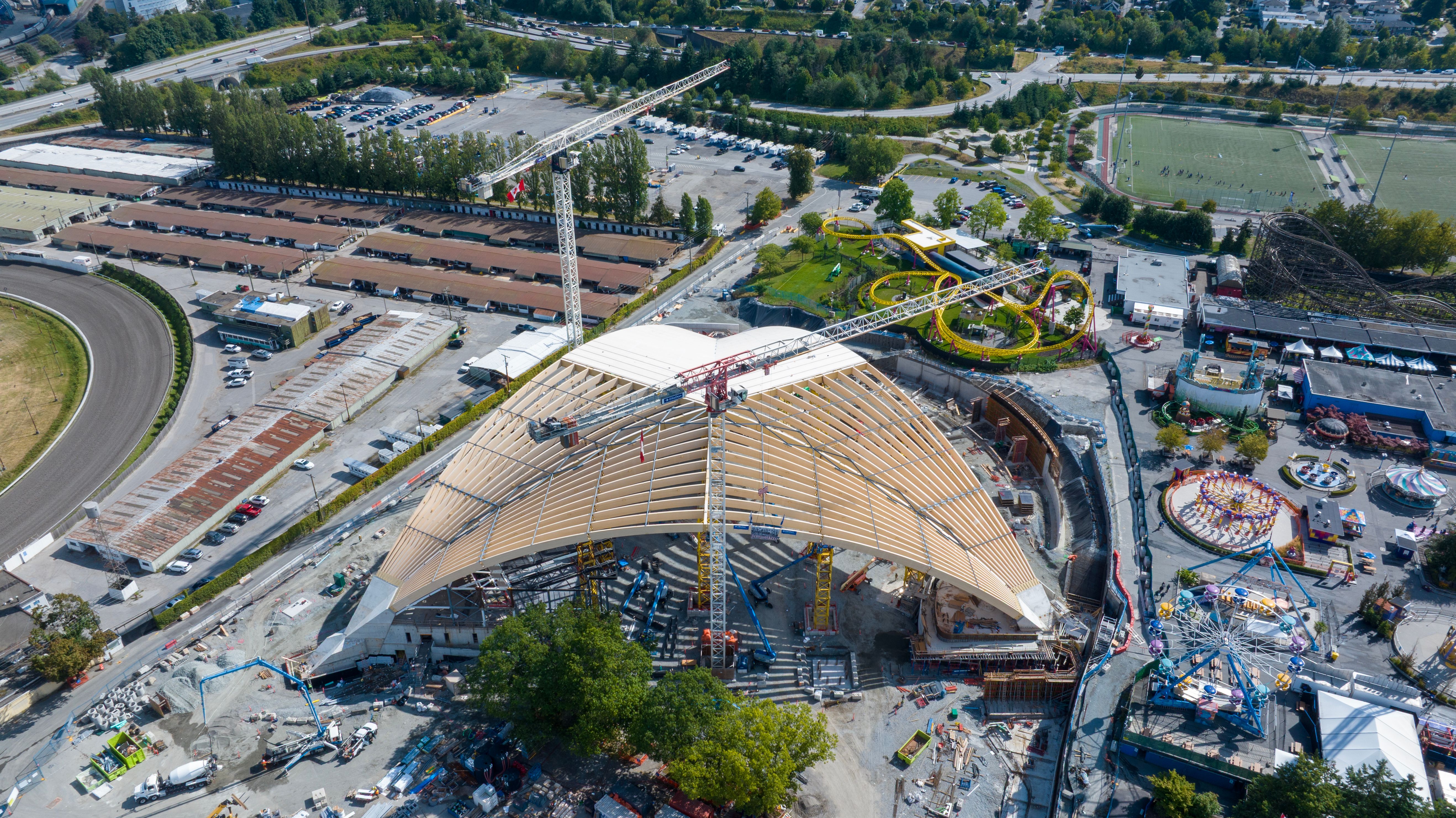EllisDon - Freedom Mobile Arch Canopy Completion Marks Major Milestone ...