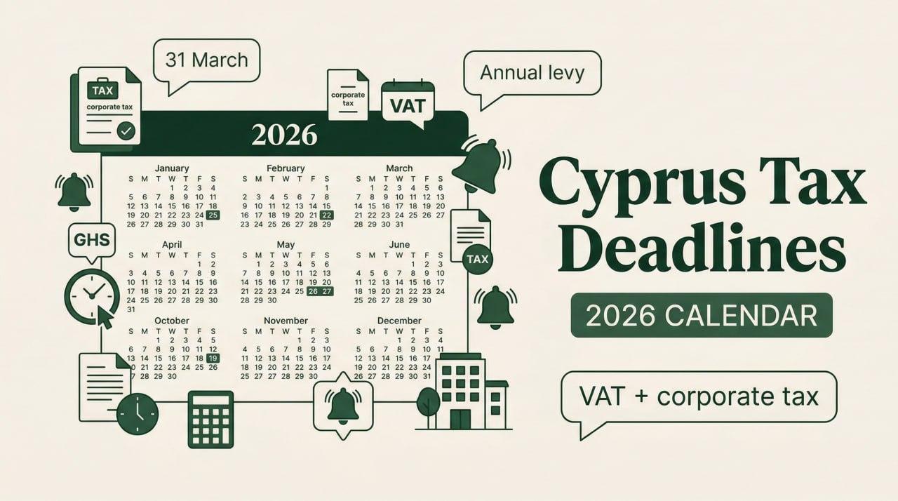 Cyprus Tax Calendar [2026]: All Filing Deadlines