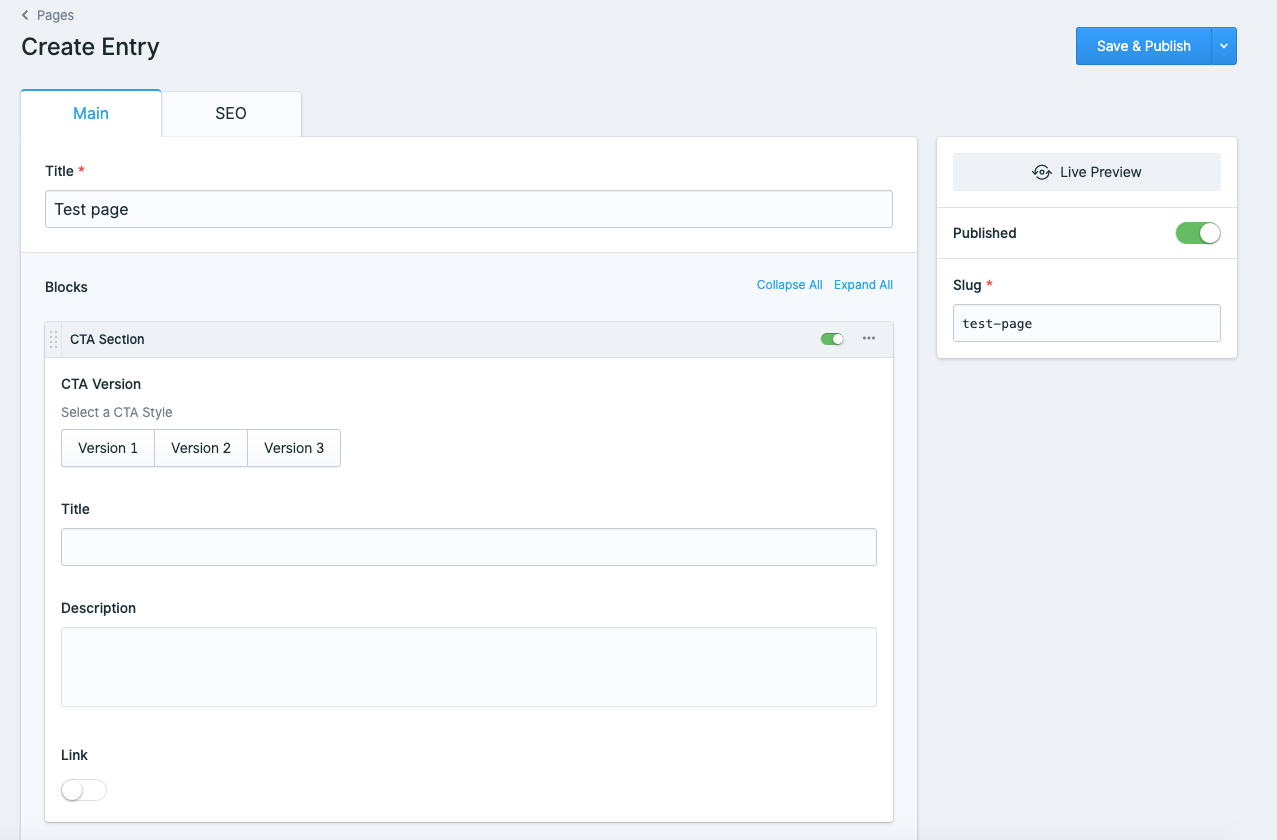 Grouping Replicator Sets In Statamic Lucky Media