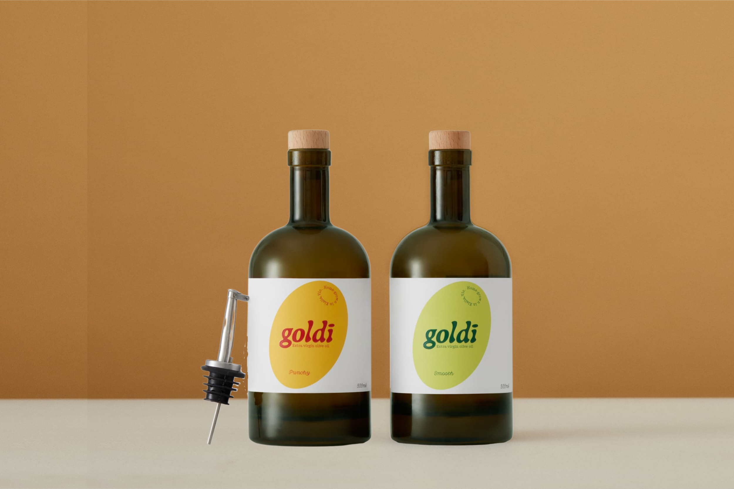 Power Couple Extra Virgin Olive Oil | Australian Made | Goldi