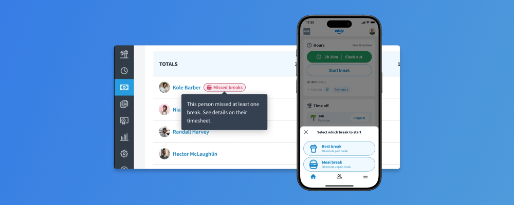 New Meal and Rest Breaks Tracking Feature: Ensure Compliance and ...